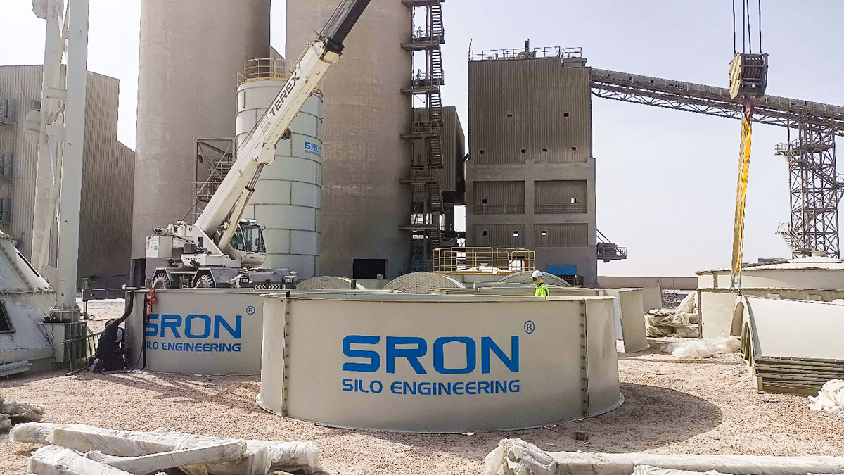 Проект компании SRON по строительству цементного силоса емкостью 4х300 ...